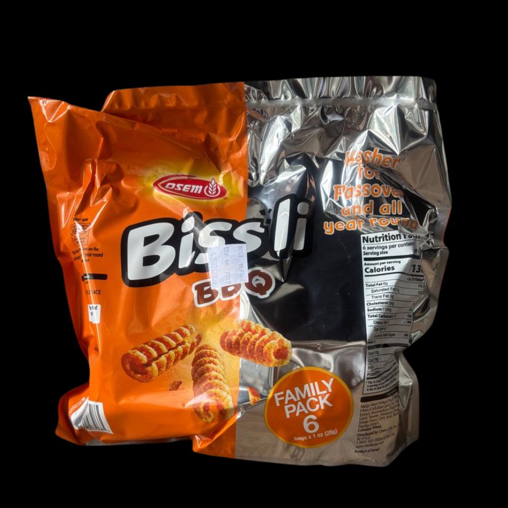 Osem Bissli Barbecue flavor Snaks Family Pack 6 – Kosher House